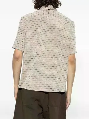 Rag & Bone Grid-pattern Short-sleeve Shirt