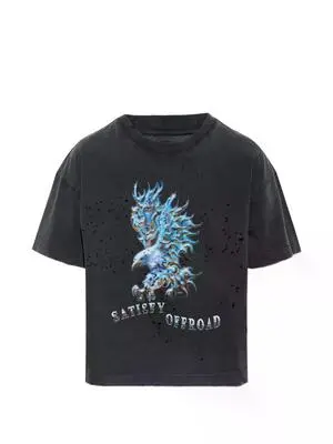Satisfy Mothtech Graphic-print T-shirt - Grey