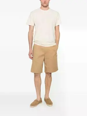 AMARANTO Belt-loops Shorts - Neutrals