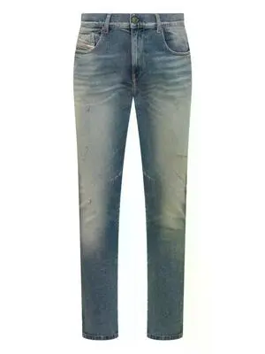 DIESEL® D-strukt Button-fastening Jeans - Blue