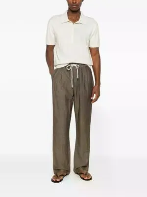 Imperial Drawstring Trousers - Brown