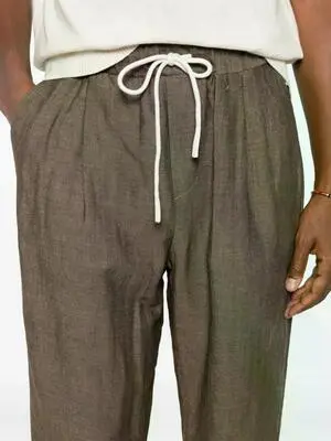 Imperial Drawstring Trousers - Brown