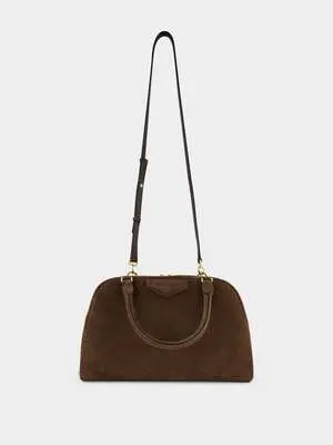 Givenchy Antigona East-west Bowling Bag - Brown