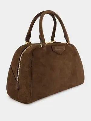 Givenchy Antigona East-west Bowling Bag - Brown