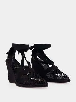 CHRISTIAN LOUBOUTIN Toleda 85 Wedge Espadrilles