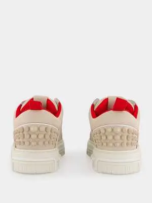 CHRISTIAN LOUBOUTIN Astroloubi 2 Nubuck Leather Sneakers - Beige