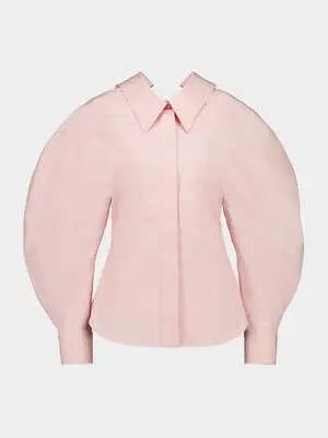 Givenchy Silk Slashed Poplin Shirt - Pink