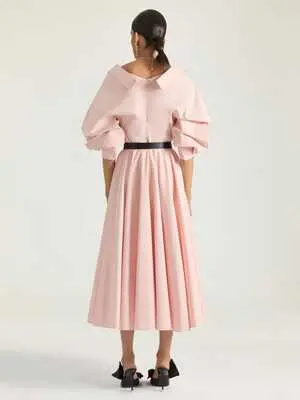 Givenchy Silk Slashed Poplin Shirt - Pink