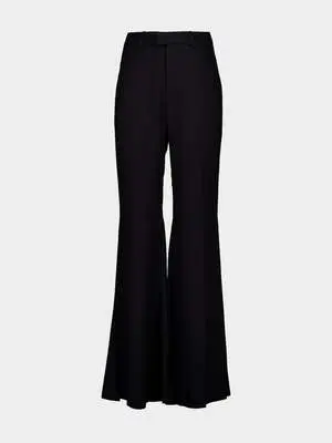 Balenciaga Fluid Flared Viscose Trousers