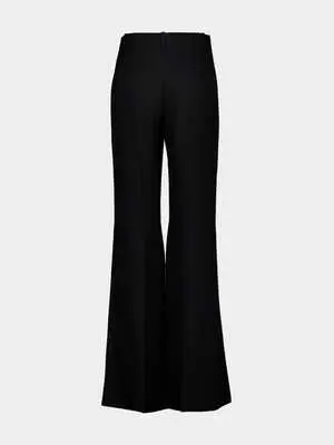 Balenciaga Fluid Flared Viscose Trousers