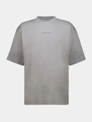 Balenciaga Back Medium Fit T-shirt - Grey
