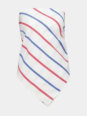 MARRAKSHI LIFE Stripe 57 The Triangle Cotton Sleeveless Top - Multicolour