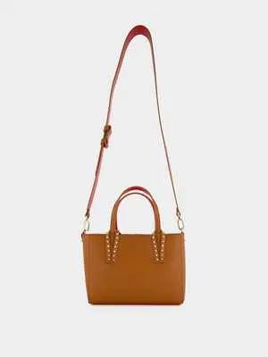 CHRISTIAN LOUBOUTIN Cabata Mini Tote Bag - Brown