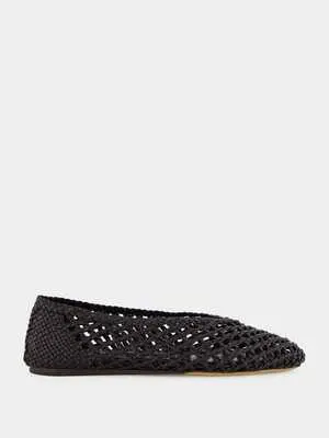 Le Monde Beryl Regency Knotted Ballerinas - Black