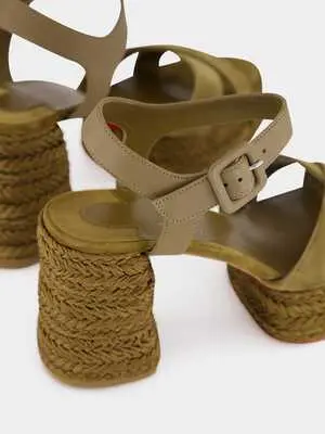 CHRISTIAN LOUBOUTIN Calakala 85 Espadrilles - Beige