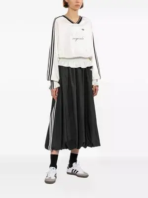 Adidas Logo-embroidered Midi Skirt