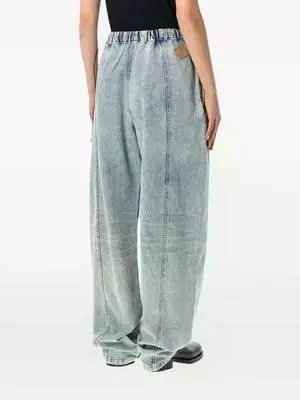 HAIKURE Elastic-waistband Jeans - Blue