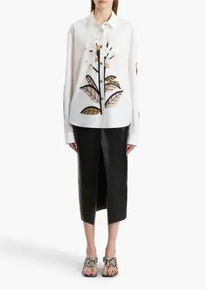 Khaite Argo Embroidered Top