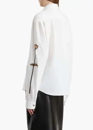 Khaite Argo Embroidered Top