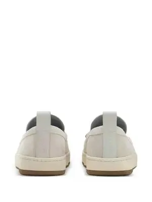 LANVIN Stitched Panelled Loafers - Neutrals
