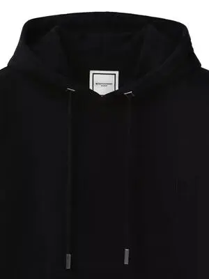 WOOYOUNGMI Floral Print Hoodie - Black