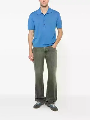 Imperial Cotton Polo Shirt - Blue