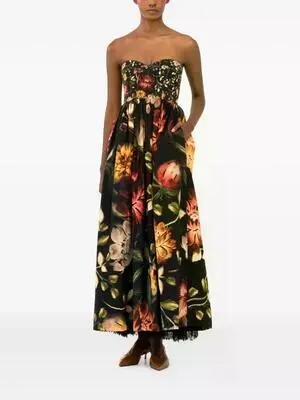 Agua Bendita Tonia Paramo Maxi Dress - Black