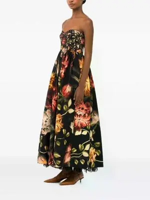 Agua Bendita Tonia Paramo Maxi Dress - Black