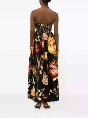 Agua Bendita Tonia Paramo Maxi Dress - Black