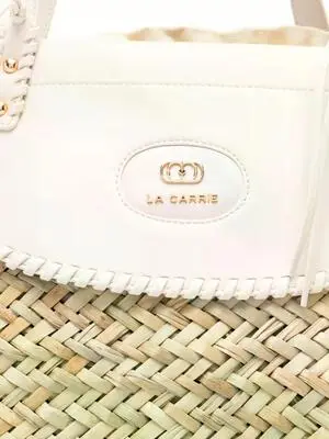 LA CARRIE Raffia Tote Bag