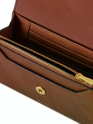 Mulberry Press-stud Wallet - Brown