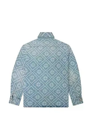 Casablanca Pearl-embellished Monogram Shirt