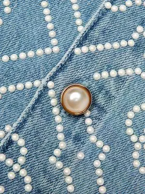 Casablanca Pearl-embellished Monogram Shirt