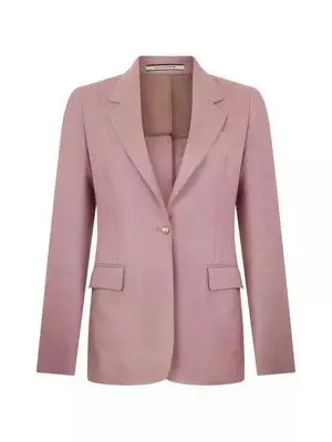 Tagliatore Single-breasted Slim-fit Blazer - Pink