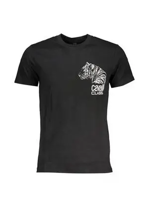 Roberto Cavalli Tiger-print T-shirt - Black