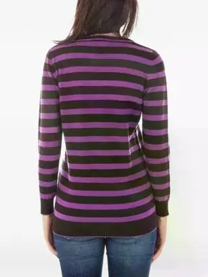 Fred Perry Striped V-neck Sweater