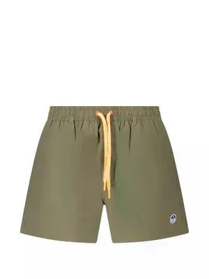 NORTH SAILS Logo-Patch Swim Shorts Green