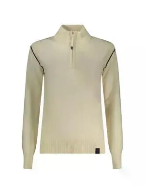 NORTH SAILS Piped Zip-up Sweater - Neutrals