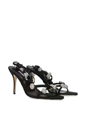 Manolo Blahnik Elsaka Crystal-embellished Sandals