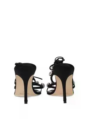 Manolo Blahnik Elsaka Crystal-embellished Sandals