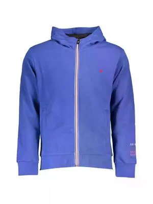 U.S. Grand Logo-embroidered Zip-up Hoodie