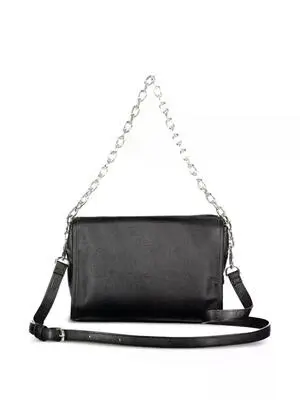 MARIO VALENTINO Debossed Logo Chain Tote Bag
