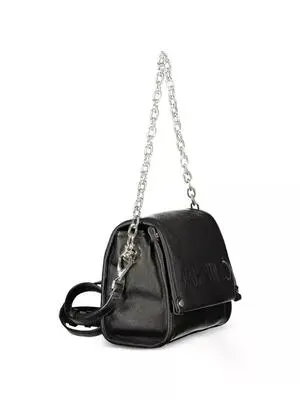 MARIO VALENTINO Debossed Logo Chain Tote Bag