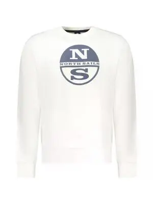 NORTH SAILS Logo-print Cotton Sweatshirt - White
