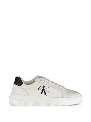 Calvin Klein Logo Platform Sneakers - White