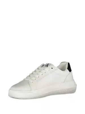 Calvin Klein Logo Platform Sneakers - White