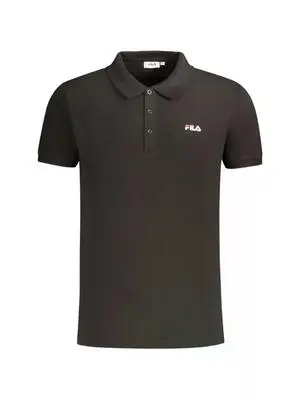 FILA Logo-detail Polo Shirt - Black