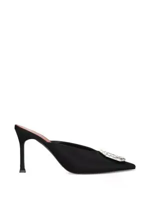 Amina Muaddi Begum Crystal-embellished Mules