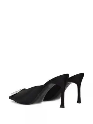 Amina Muaddi Begum Crystal-embellished Mules
