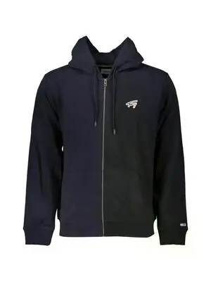 Tommy Hilfiger Logo-detail Zip-up Hoodie - Blue